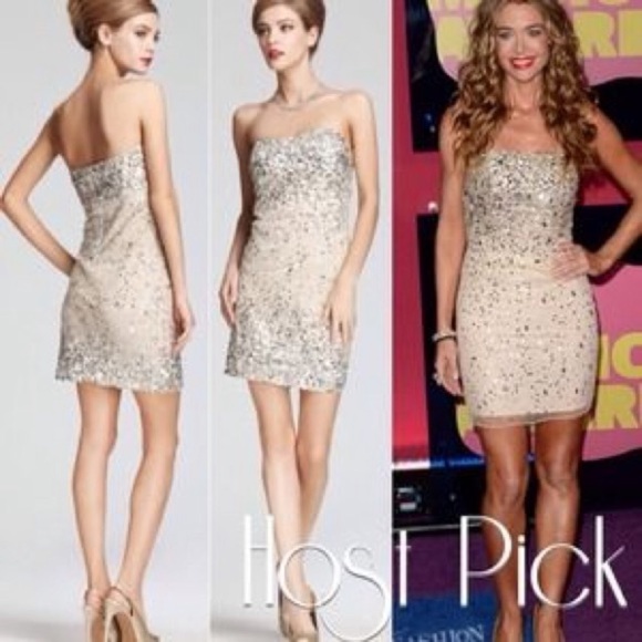 Alice + Olivia | Dresses | Alice Olivia Larkin Sequin Mini | Poshmark